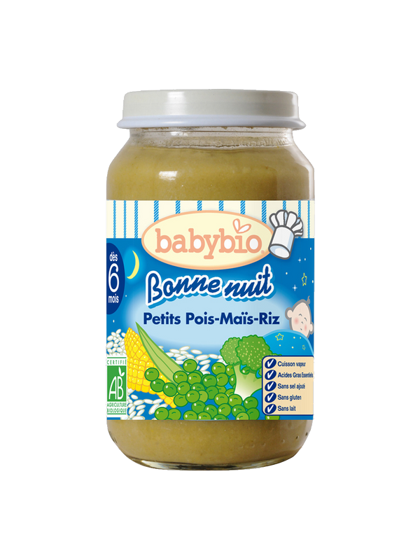 Potito Buenas Noches Guisantes-maiz-arroz 200gr Bio - Babybio ...