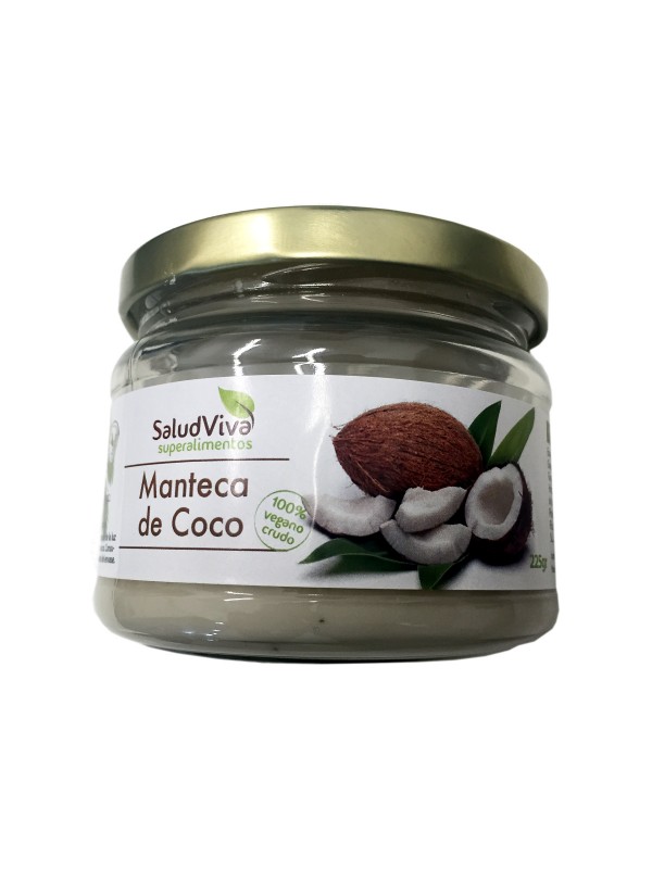 Manteca de Coco Bio 225gr - Salud Viva - 0013810000009